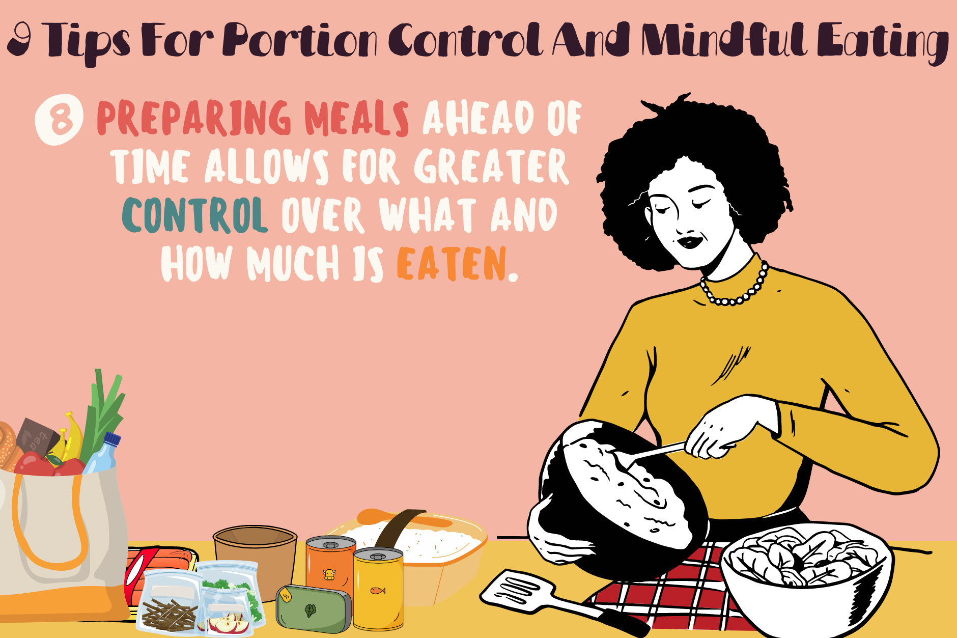 9 Simple Tips To Master Portion Control (Mindful Eating)